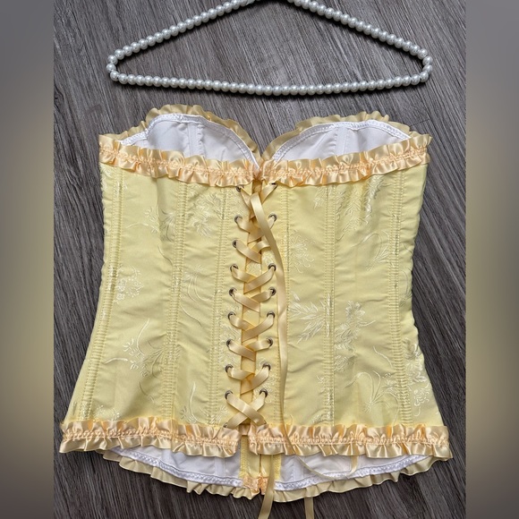 Tops | New Yellow Bustier Corset | Poshmark